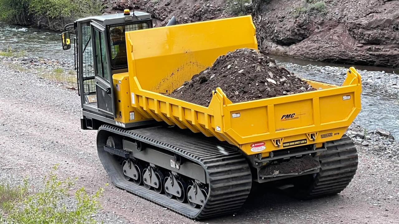Terramac RT9 | Mid-Sized Rubber Tracked Crawler Carriers