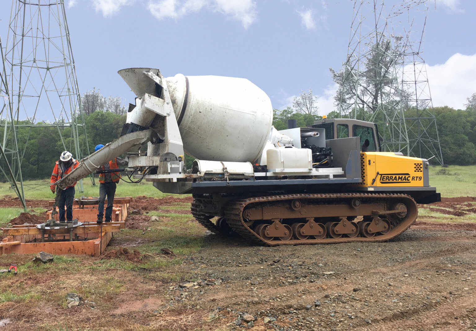 Concrete Mixers | Rubber Tracked Crawler Carriers | Terramac