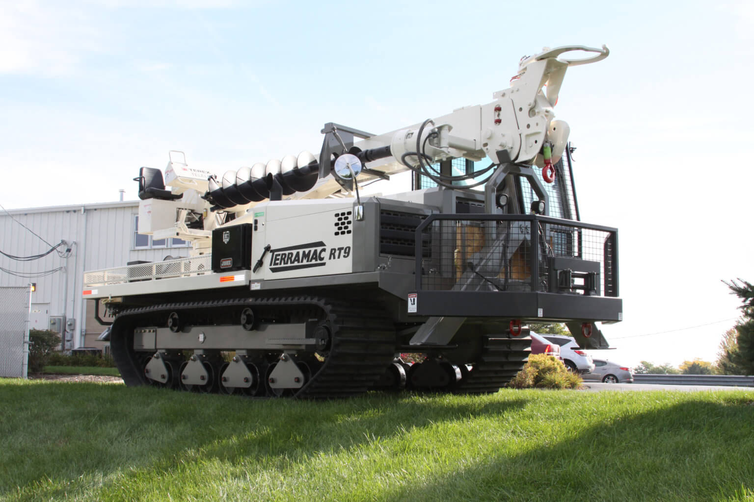 Terramac RT9 Customized with Digger Derrick for Utility Applications ...