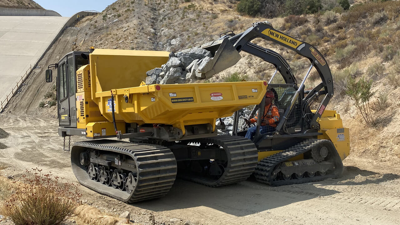 Terramac RT7R | Rotating Rubber Tracked Crawler Carrier