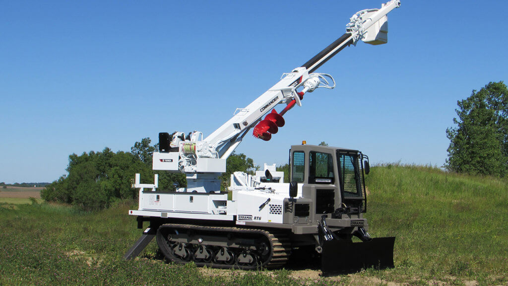 Digger Derricks | Rubber Track Crawler Carriers | Terramac