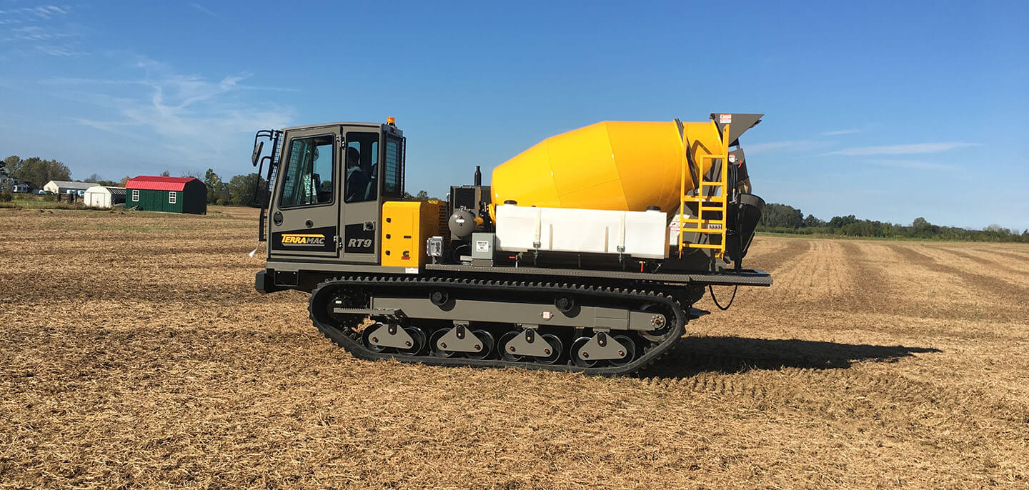 Concrete Mixers | Rubber Tracked Crawler Carriers | Terramac