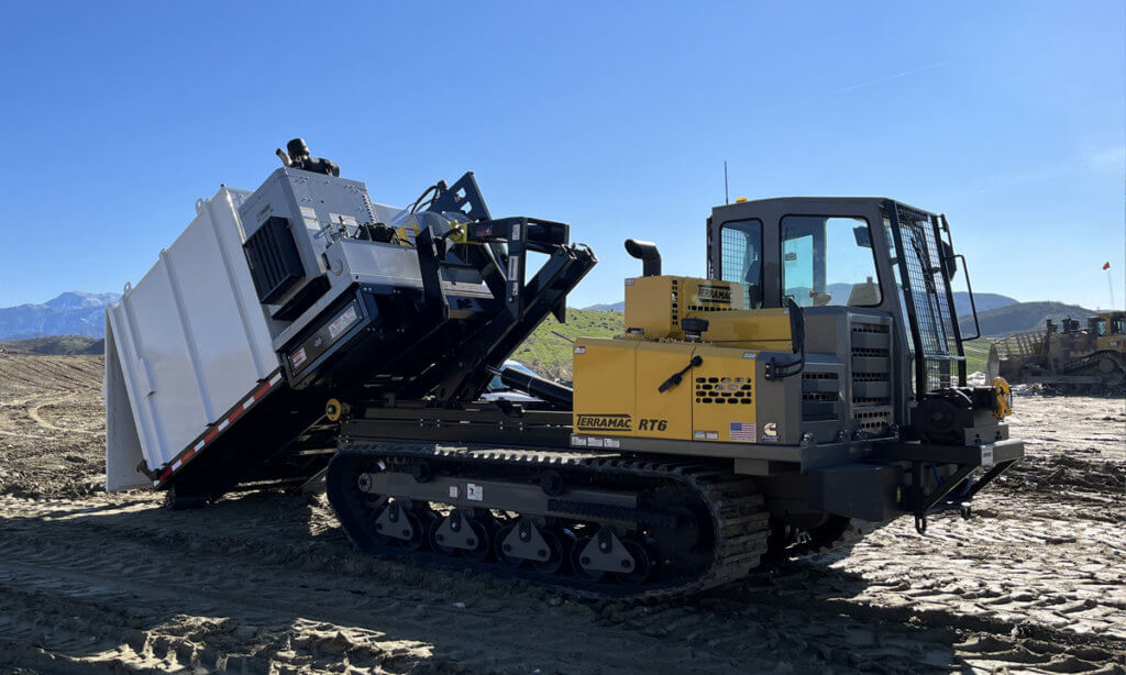 Debris Collection | Rubber Tracked Crawler Carriers | Terramac